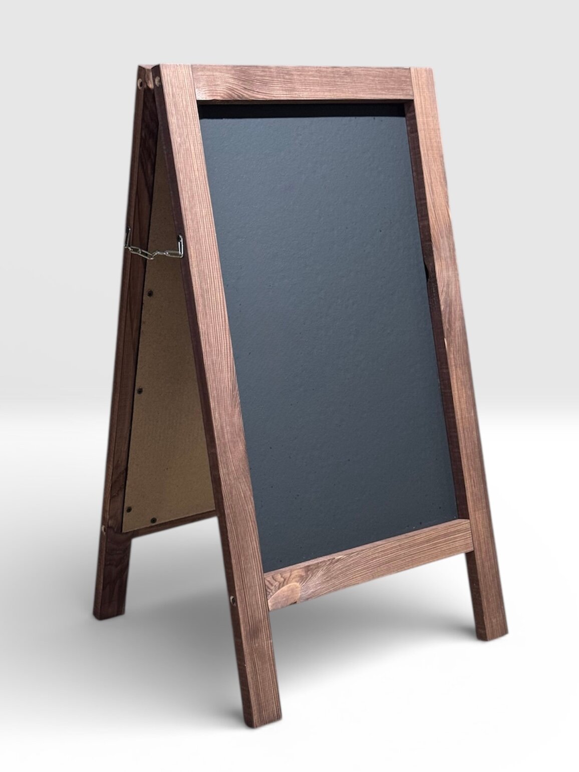 Штендер 75x40 см двусторонний, меловое покрытие, коричневый, для рисования