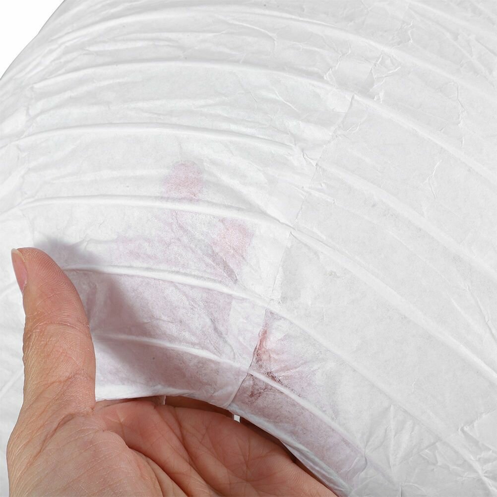 Белый складной абажур из бумаги и металла для украшения интерьера и вечеринок