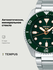 Наручные часы SEIKO, зеленый, серебряный