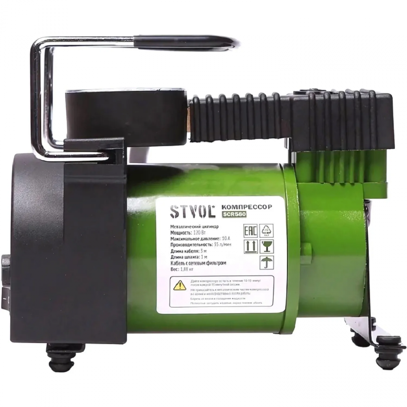 Компрессор автомобильный STVOL SCR580 35л/мин, 10A 1622256
