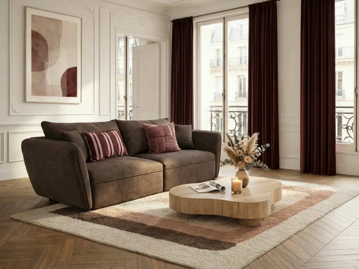 LUIGI 3-местный прямой диван