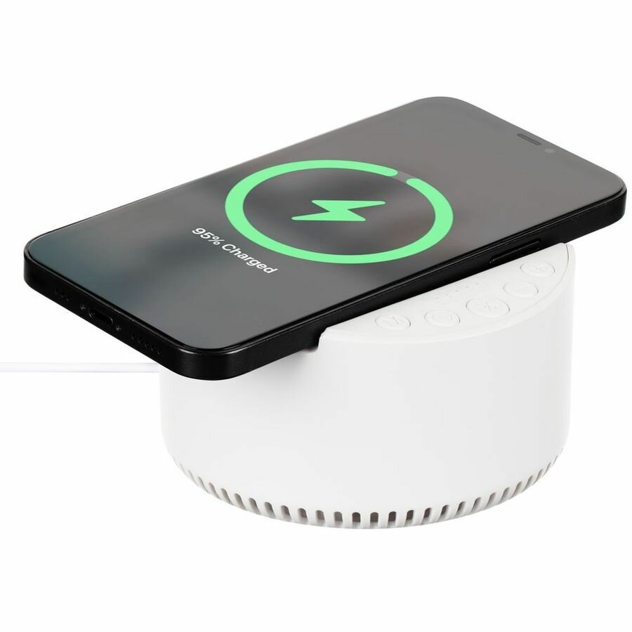 Bluetooth-колонка с беспроводной зарядкой relaxTime белая