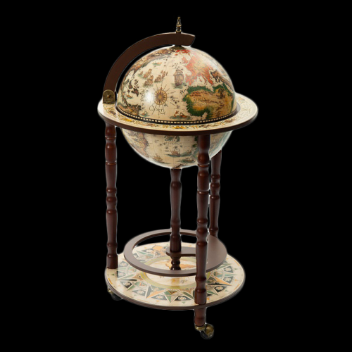 Глобус-бар Jufeng напольный d 33 JF-JG-33001-RR