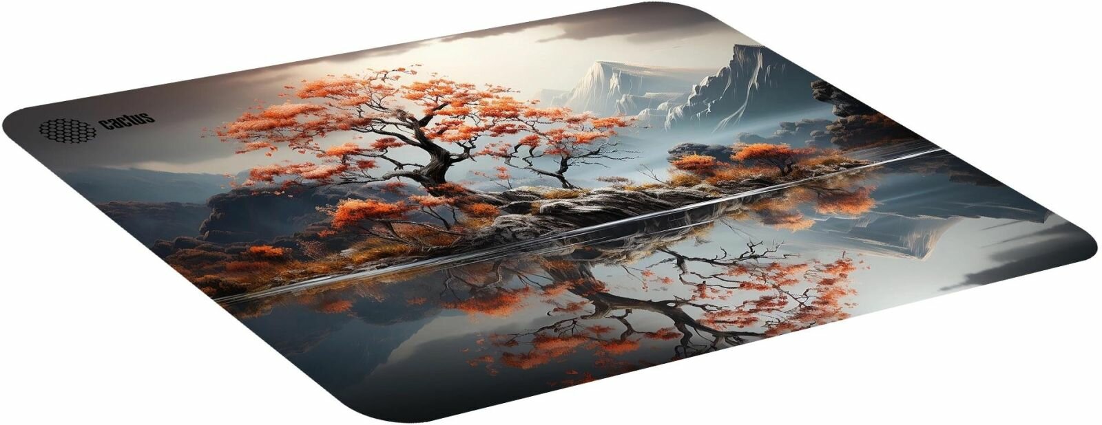Коврик для мыши CACTUS Lake рисунок, размер 400х300х3 мм (CS-MP-PRO18XL)