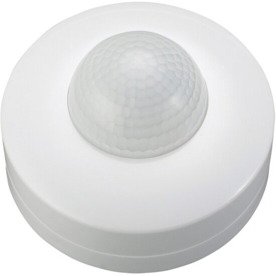 Датчик движения Uniel USN-13-360R-1200W-3LUX-12M-0,6-1,5m/s-WH, 06565