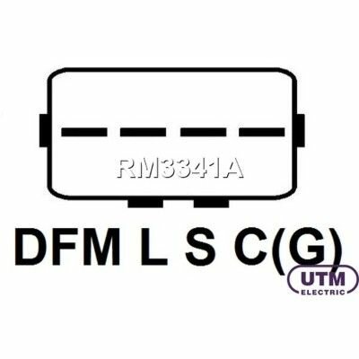 Регулятор генератора UTM RM3341A Mitsubishi Grandis, Outlander, Colt, Lancer, Smart Fortour
