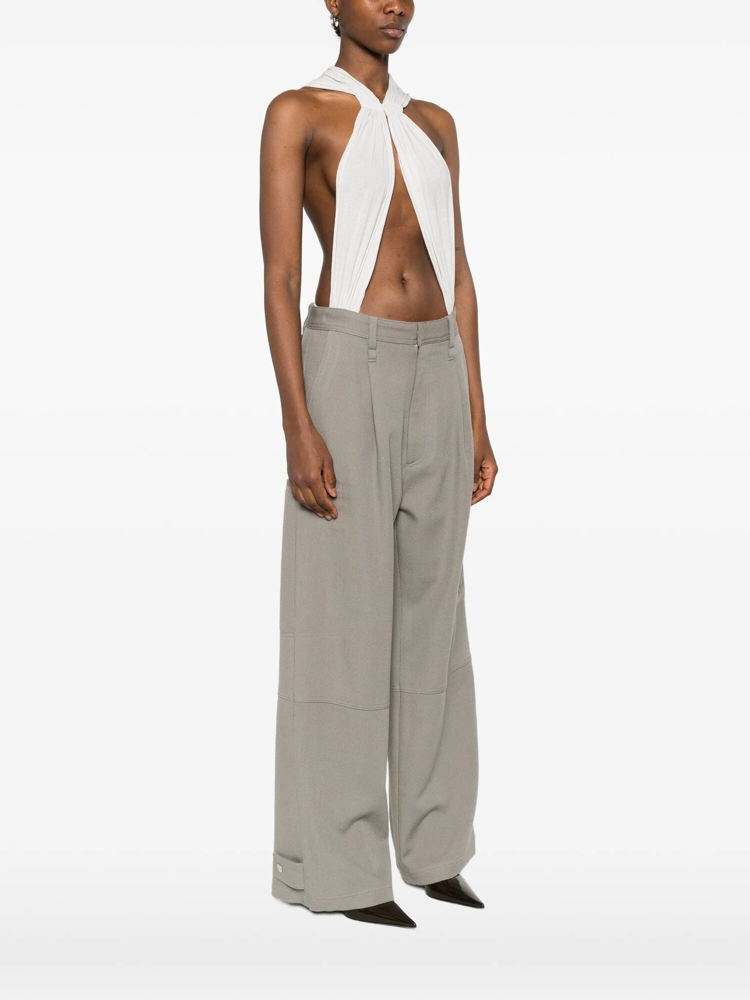 Комбинезон Rick Owens Miami, размер 42, бежевый/белый — фото 1