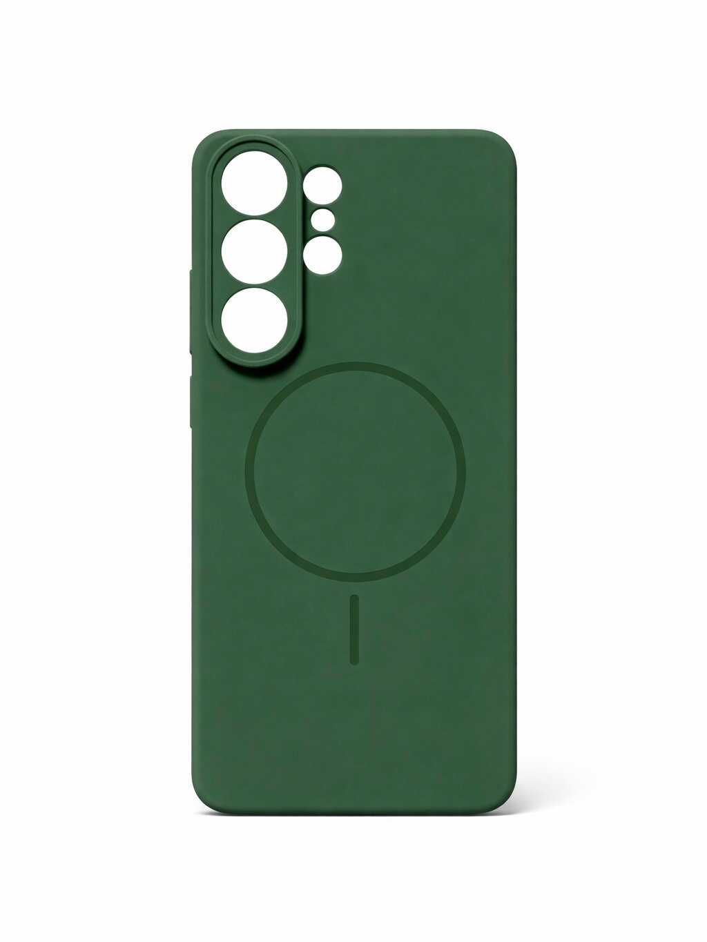 Чехол на Samsung Galaxy S26 Ultra силиконовый с MagSafe зеленый/green, чехол для Самсунг С26 ультра, silicone case