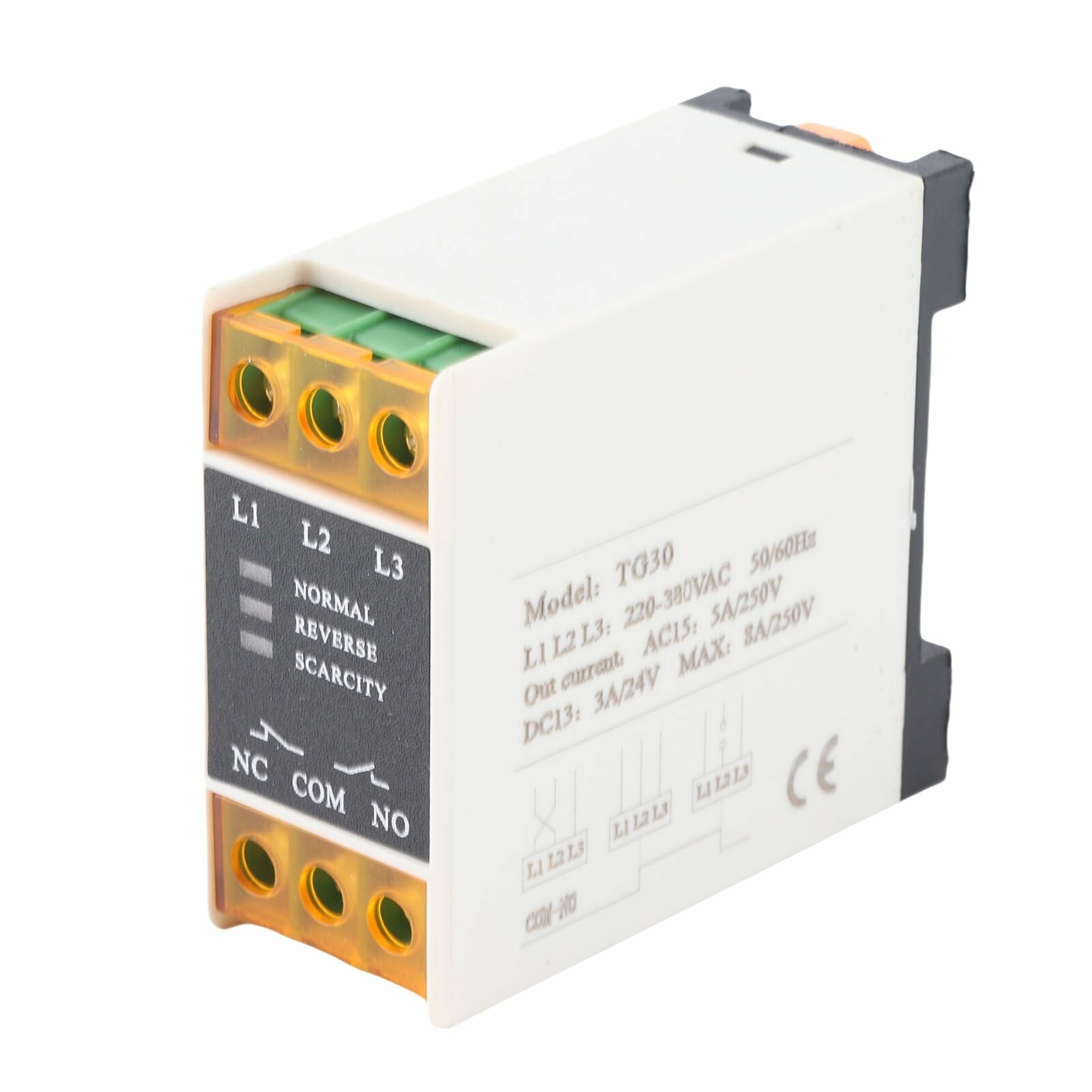 TG30 Трехфазное реле последовательного действия, защита от обрыва фазы, контроль напряжения 220-380 В переменного тока