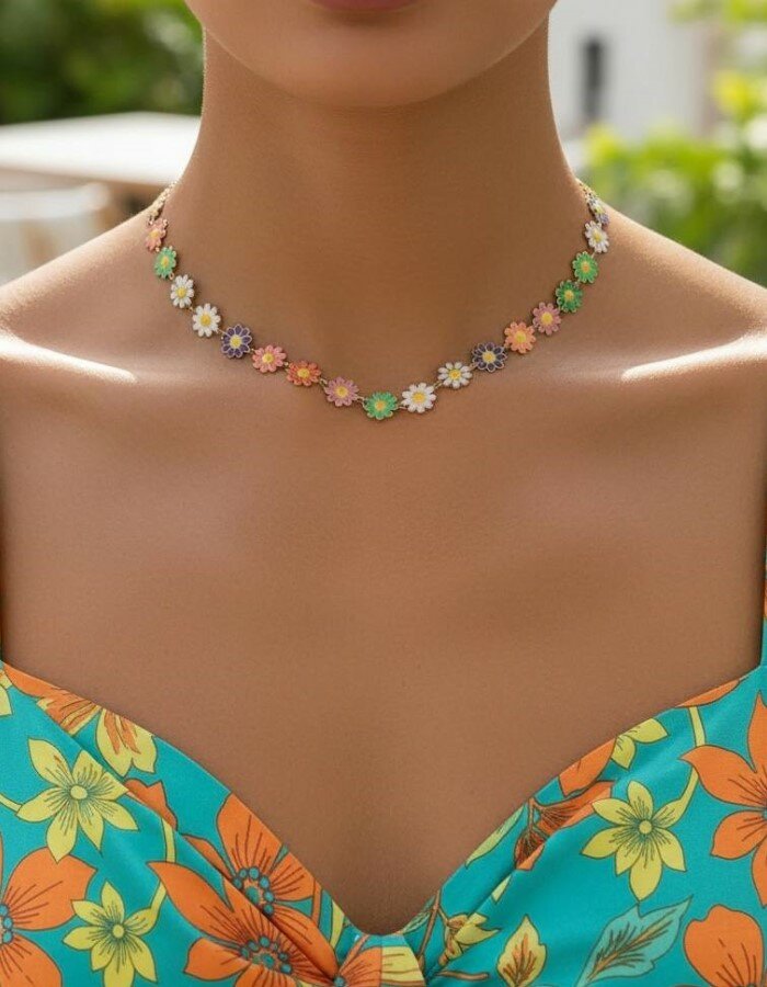 Колье, эмаль