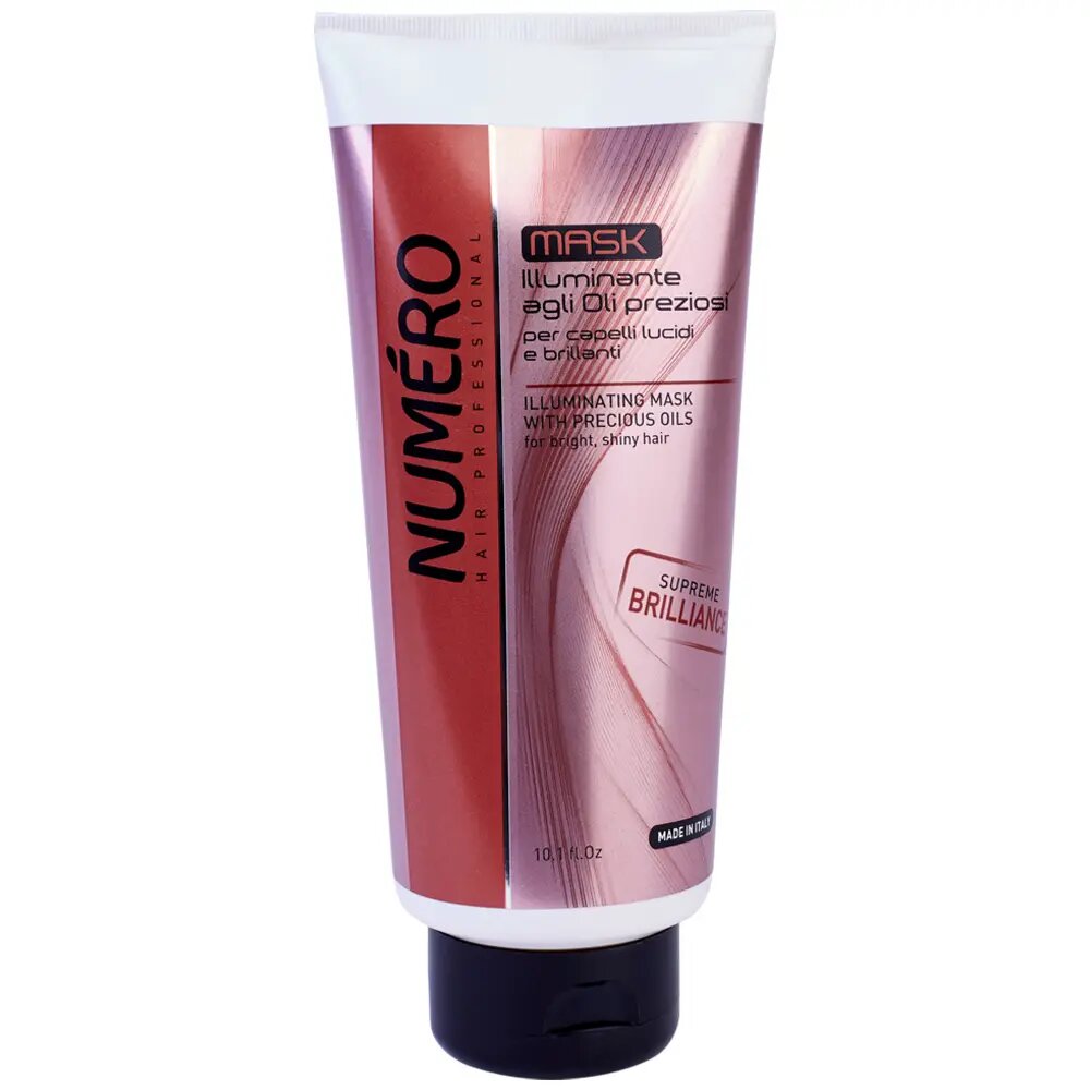 Brelil professional Маска Numero с маслом арганы и макадамии для придания блеска, 300 мл