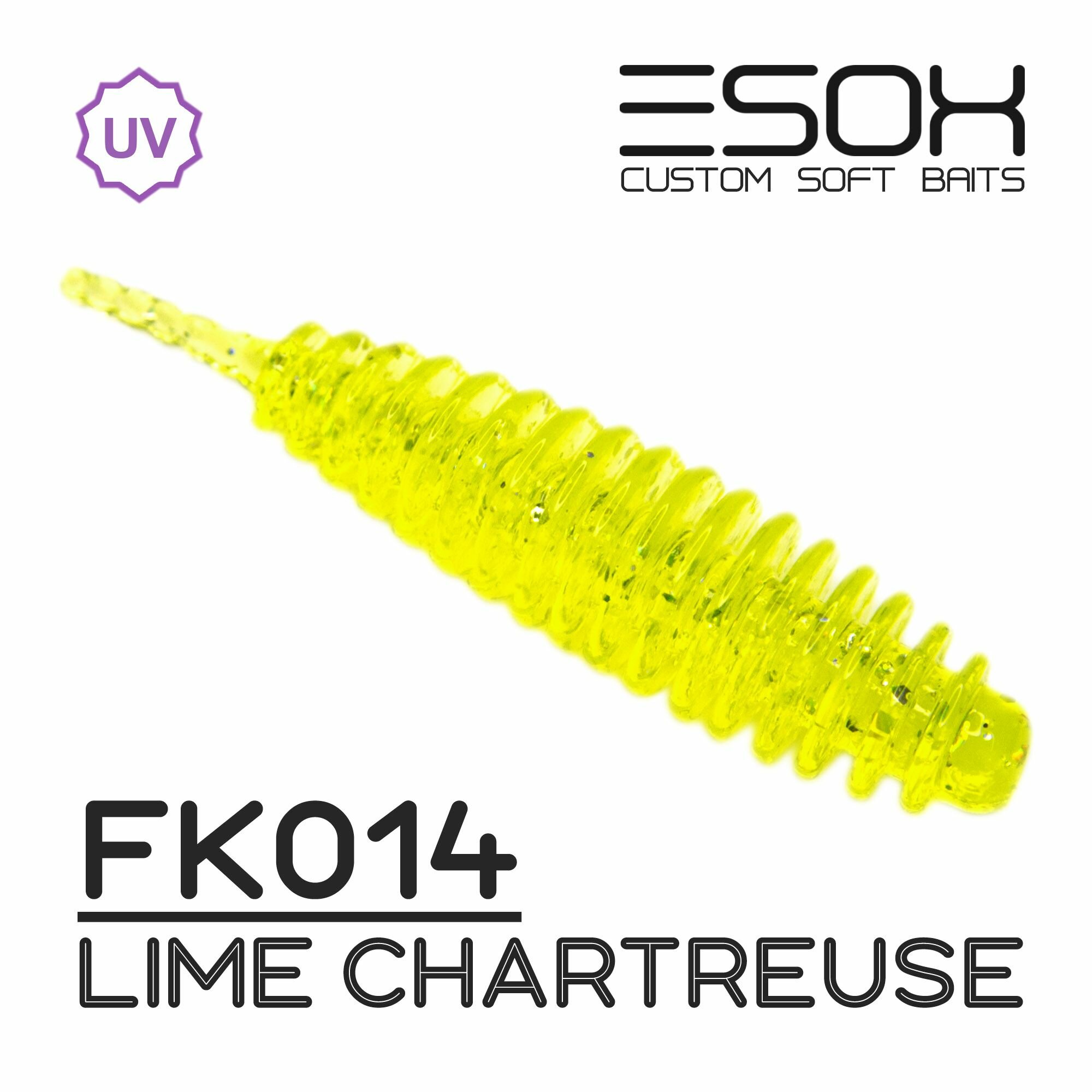 ESOX Tantra 1.6" (40мм) 12шт / Мягкая приманка для рыбалки