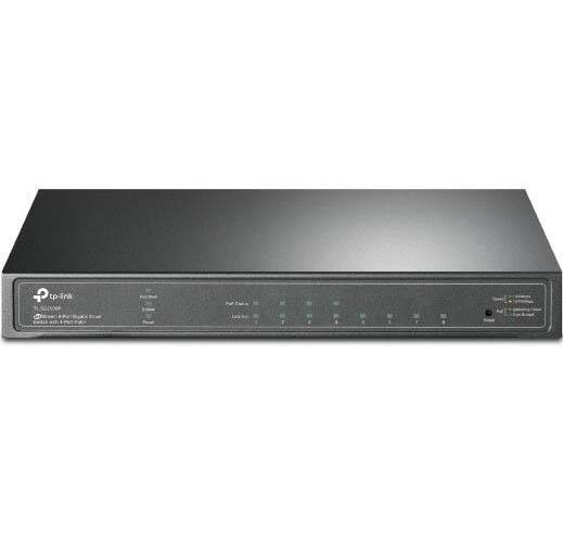Коммутатор 8-портовый TP-Link JetStream TL-SG2008P, 8G 4PoE+ 62W, PoE