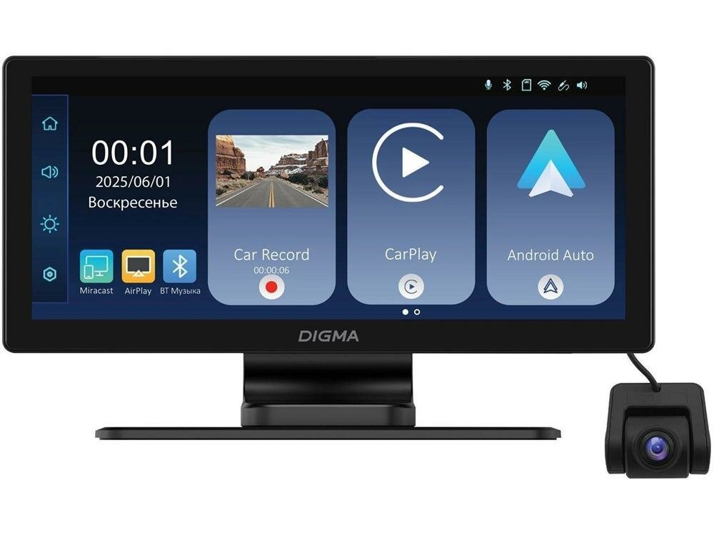 Автомобильный монитор Digma Smart Play 1200 Dual