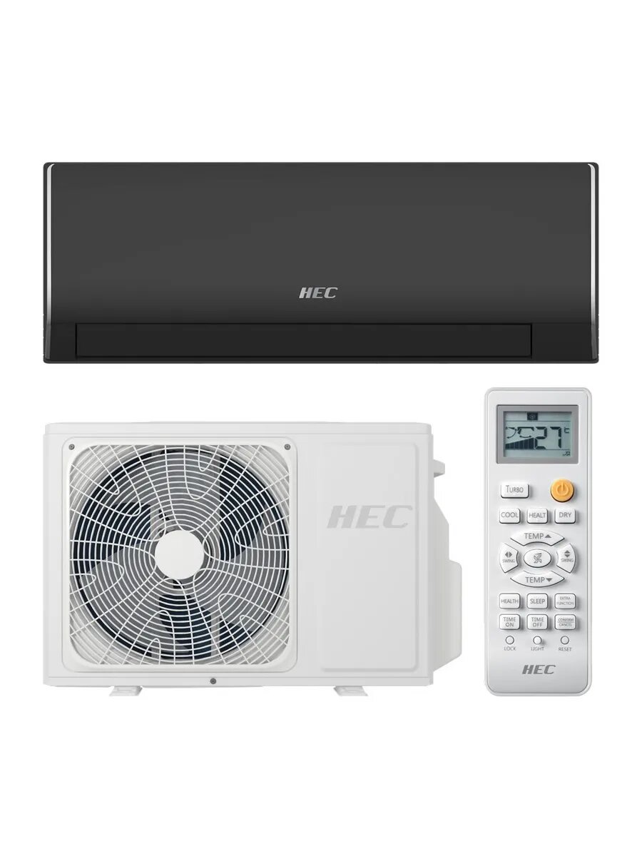 Сплит-система HEC DESIGN On-Of HEC-07HRE03/R3-B, настенная, Wi-Fi