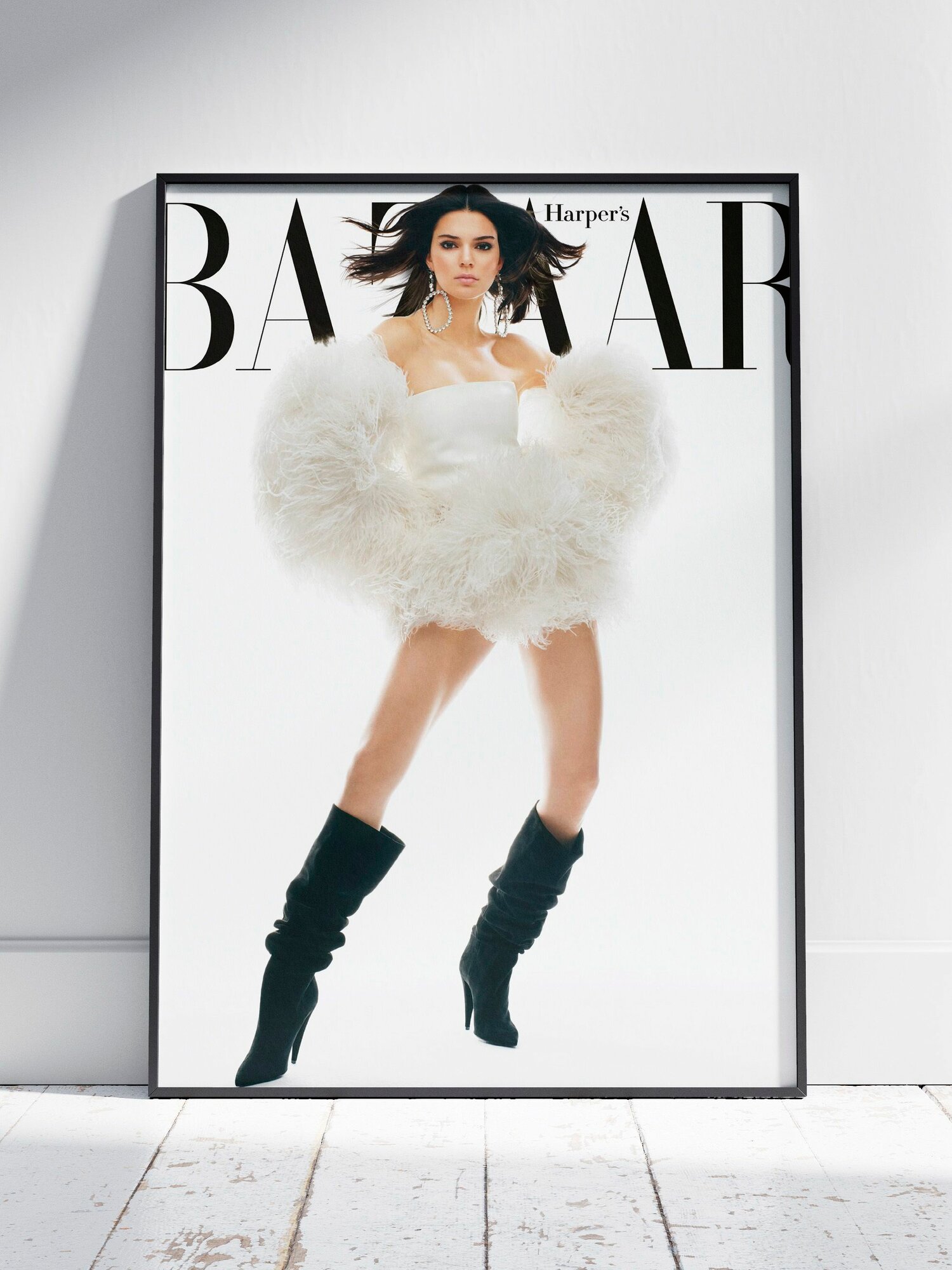 Плакат на стену для интерьера Кендалл Дженнер (Kendall Jenner 29) - Постер по модели, бренду и моде формата A4 (21x30 см)