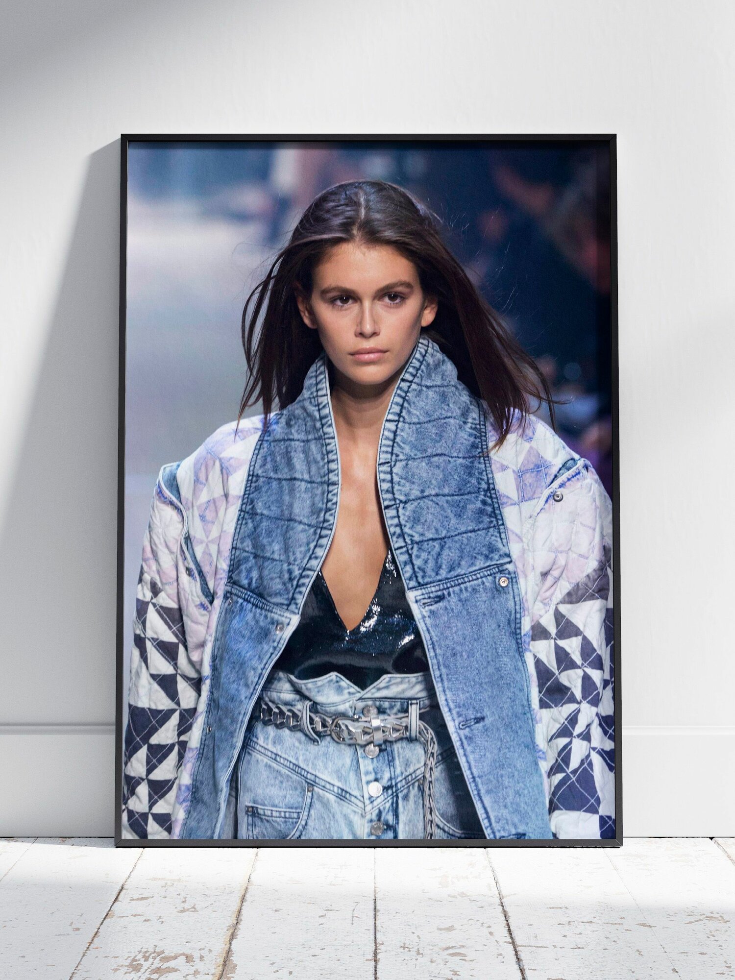 Плакат на стену для интерьера Кайя Гербер (Kaia Gerber 25) - Постер по модели, бренду и моде формата A4 (21x30 см)