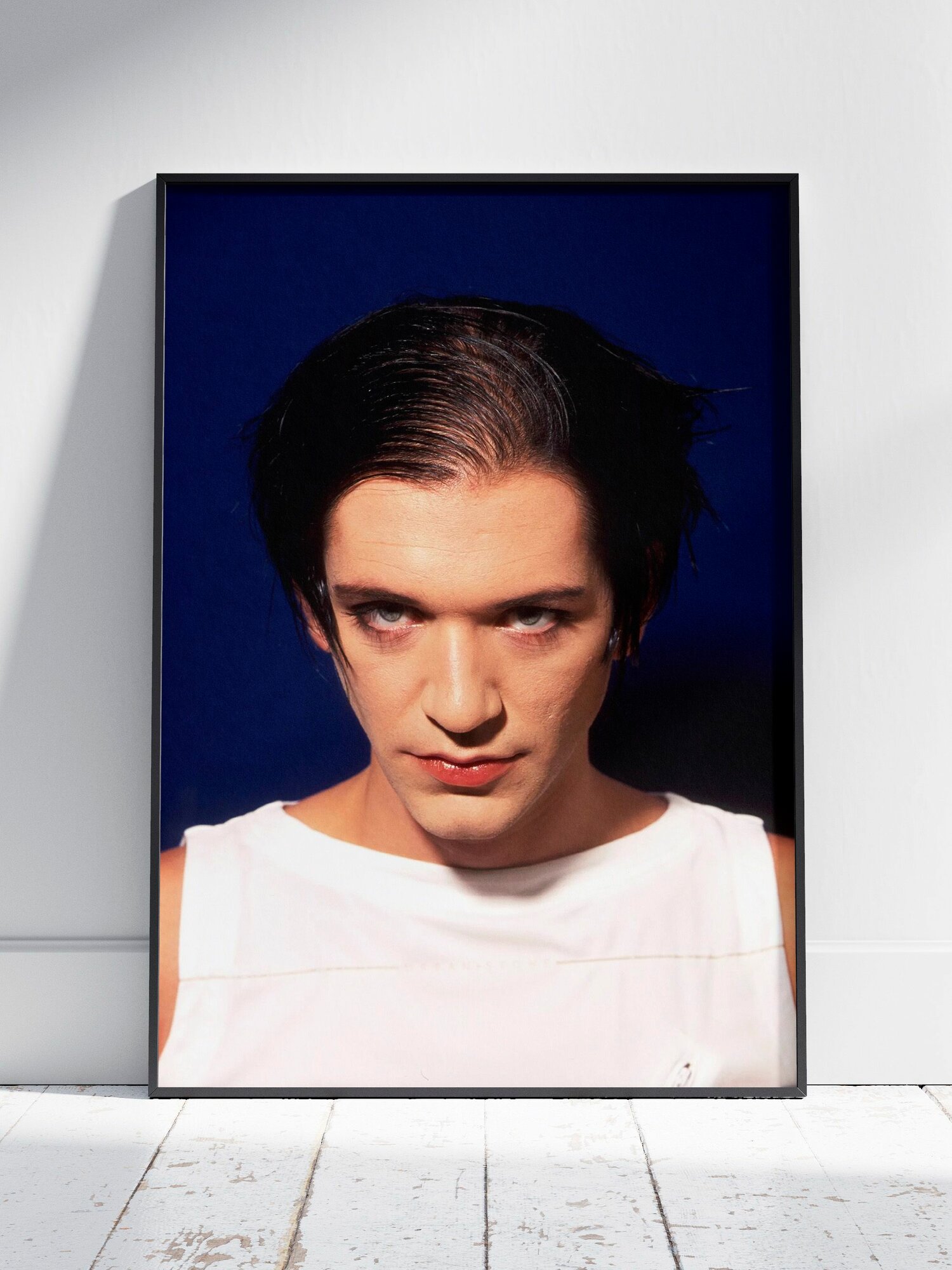 Плакат на стену для интерьера Плацебо (Брайан Молко - Brian Molko 6) - Постер по музыке и артисту формата A4 (21x30 см)