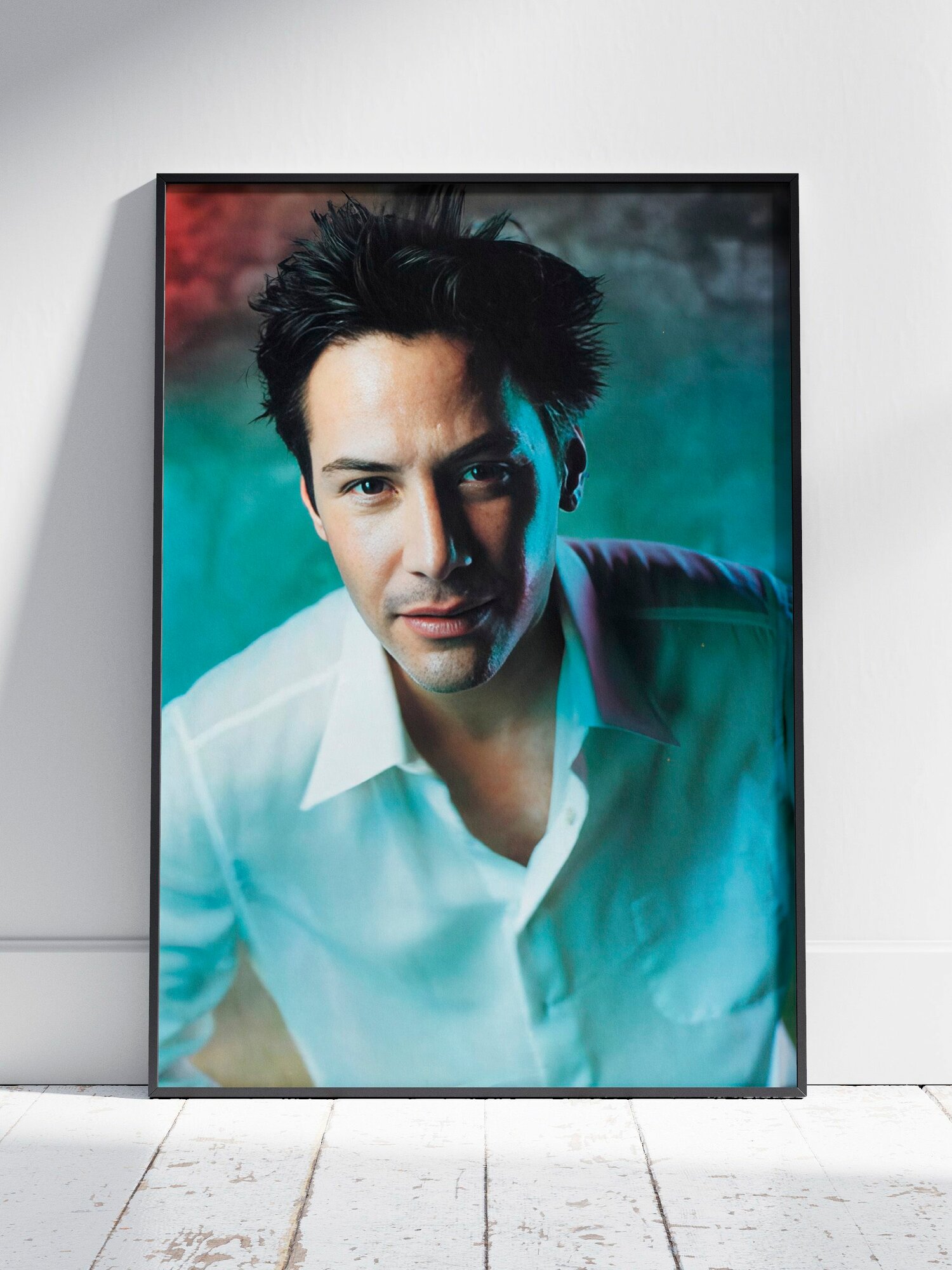 Плакат на стену для интерьера Киану Ривз (Keanu Reeves 47) - Постер по актеру фильма, кино, сериала формата A4 (21x30 см)