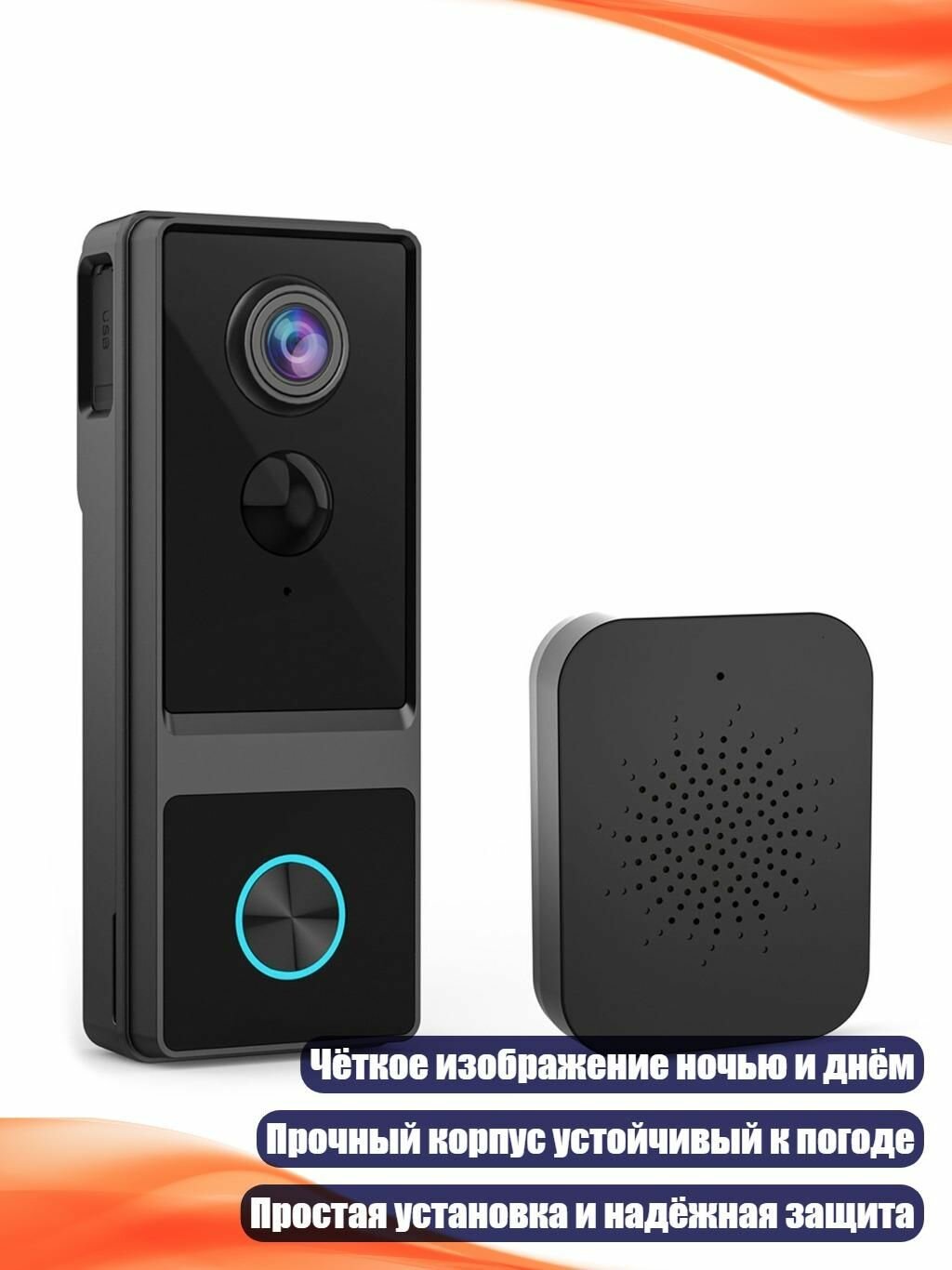 Видеодомофон с ночным видением