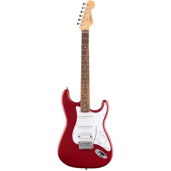 Электрогитара Squier FENDER DEBUT Stratocaster LRL DKR, красный