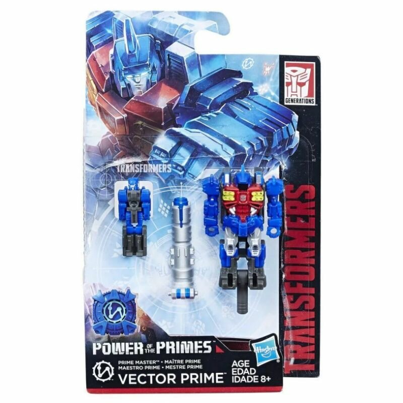 Трансформеры игрушки Hasbro Transformers Generations Power of the Primes Master Class Vector Prime 8cm/5cm