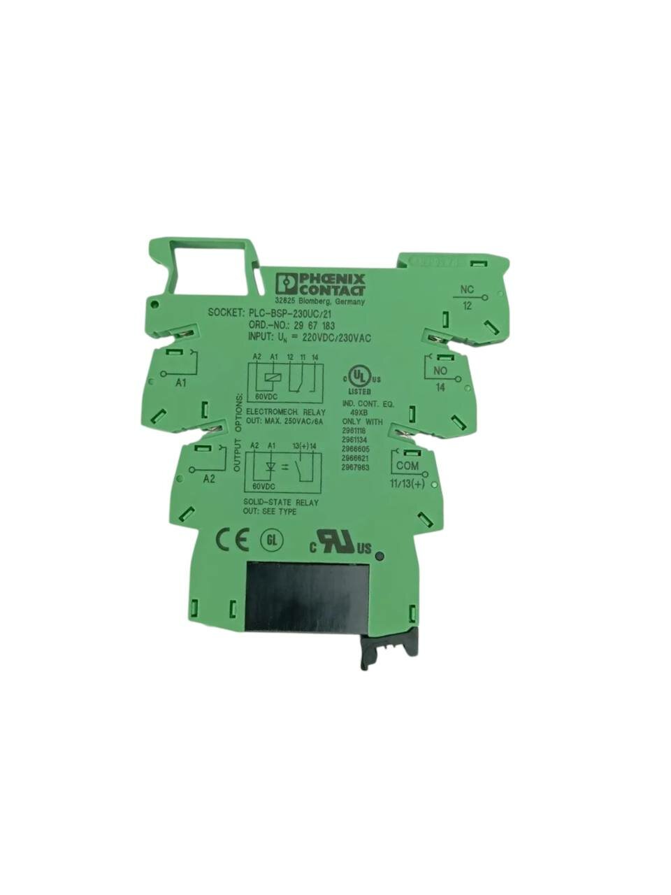 Модуль полупроводникового реле Phoenix Contact PLC-OSP-230UC/24DC/2 2967497, 1 шт