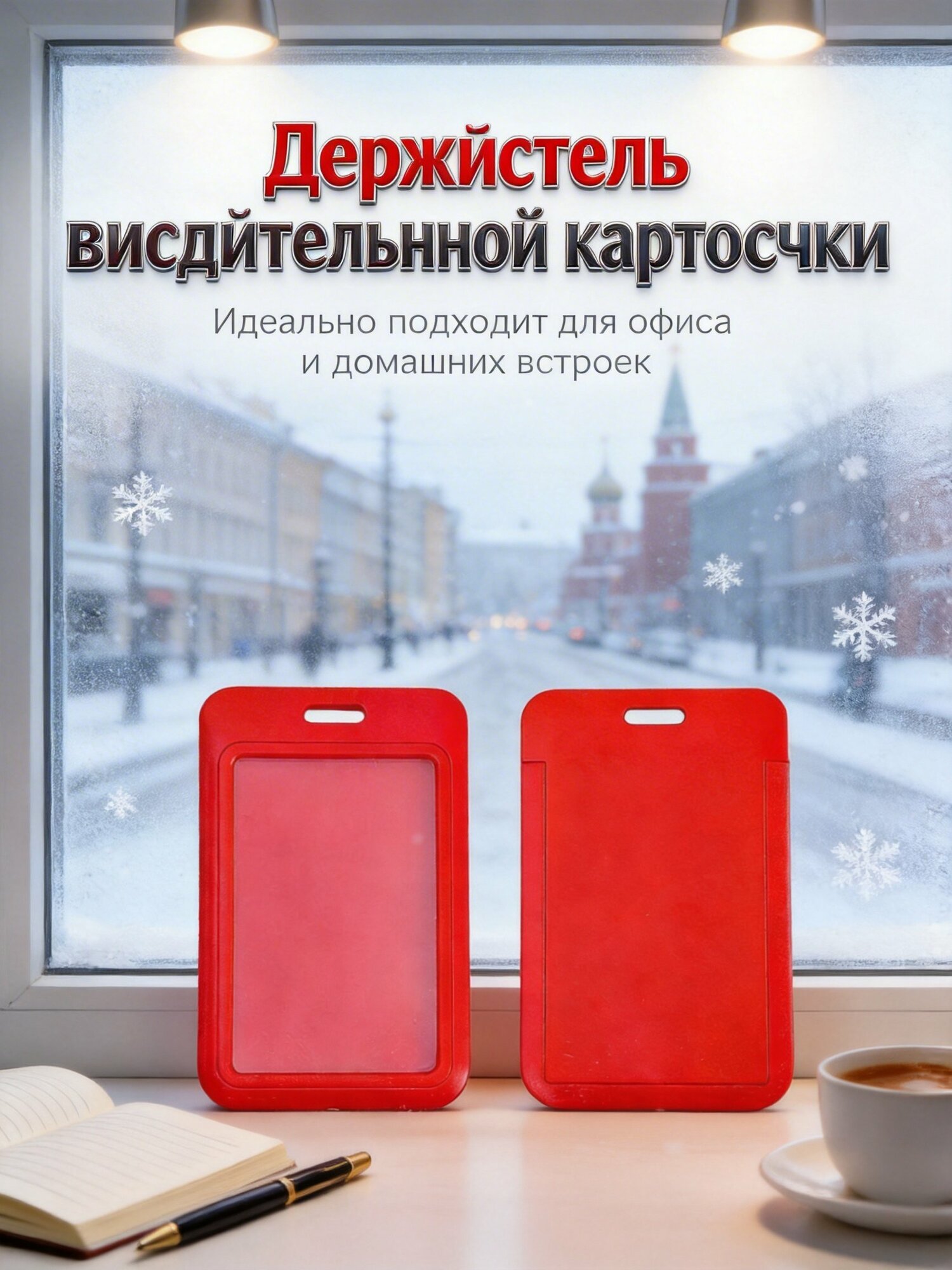 Держатель визитной карточки и карт, компактный портативный аксессуар 11*7 см из ABS с прозрачным окном и защитой личных данных