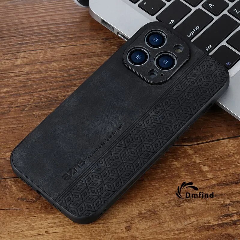 Роскошная стильная кожа чехол для Apple iPhone 15 Pro (Эпл Айфон 15 Про)