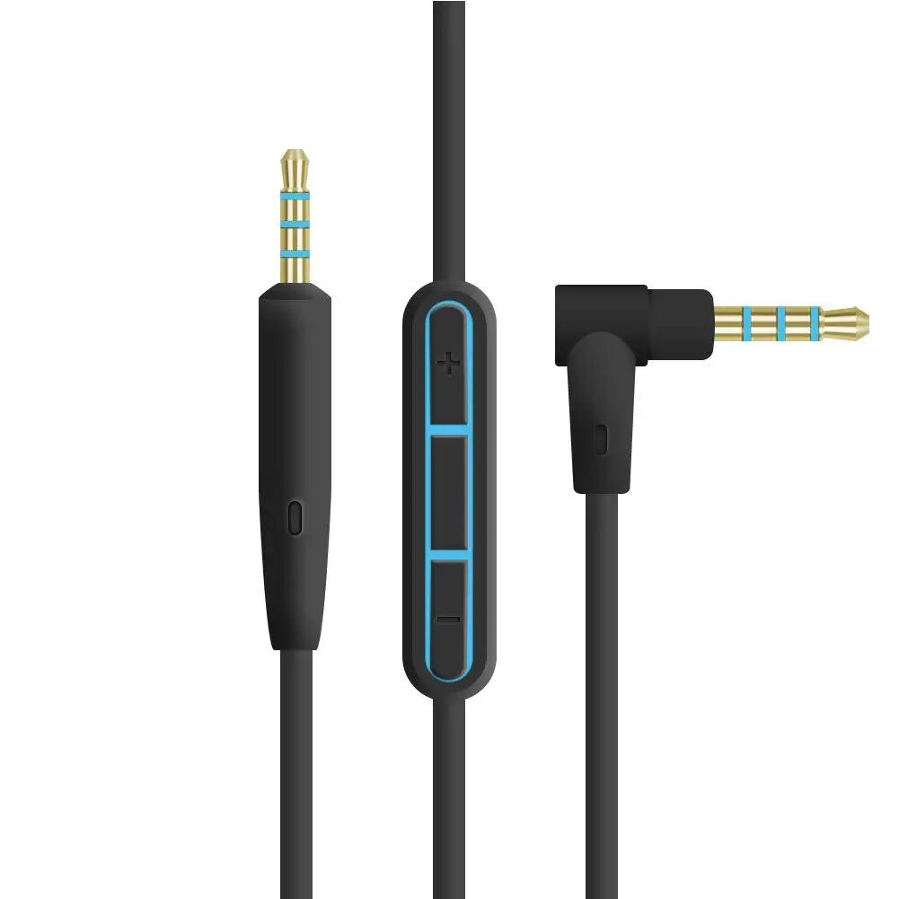 Кабель для наушников JEEMOOSEE 3.5мм черный Bose QC25 QC35 QC45