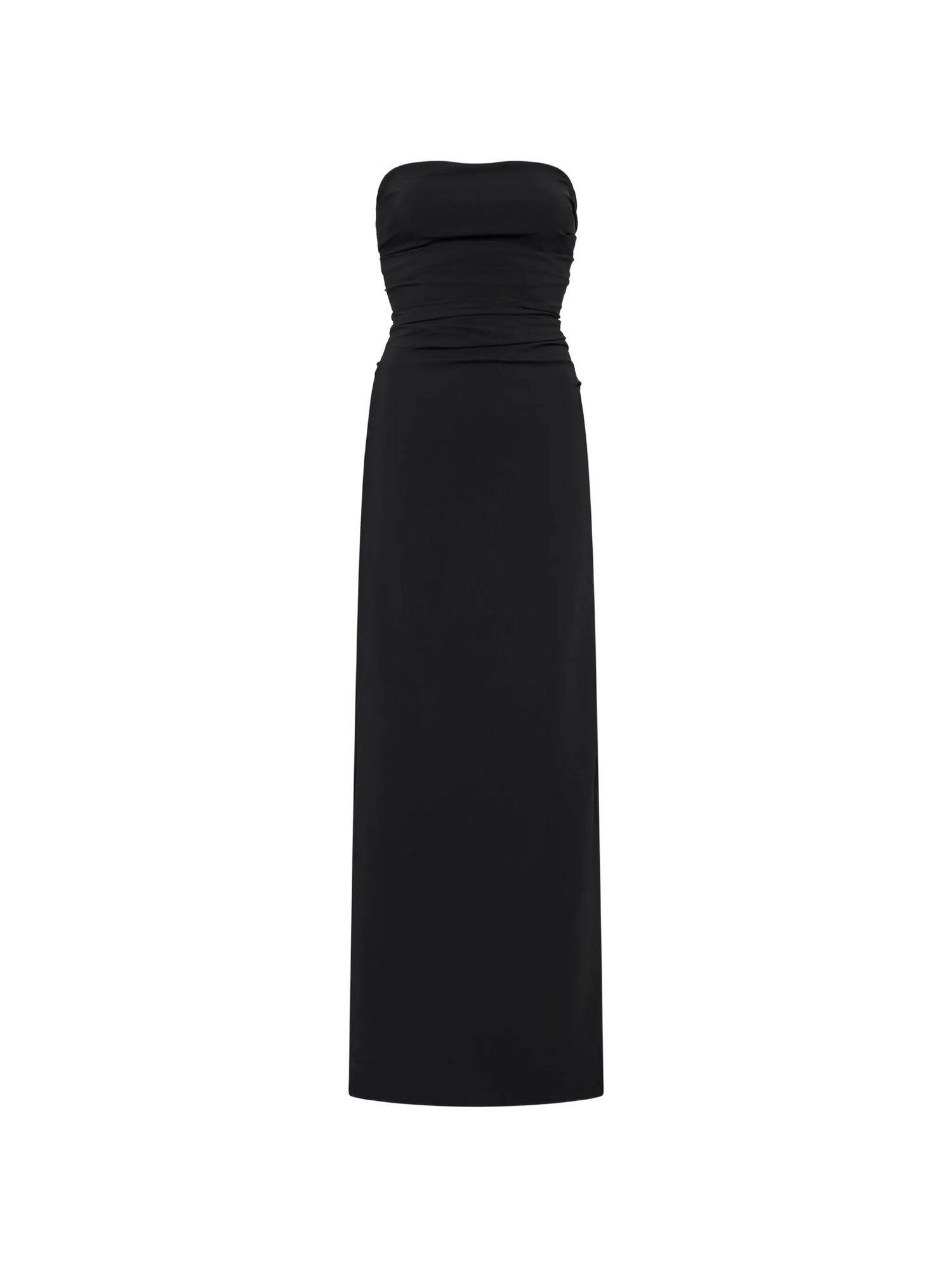 Платье Ruched strapless maxi dress
