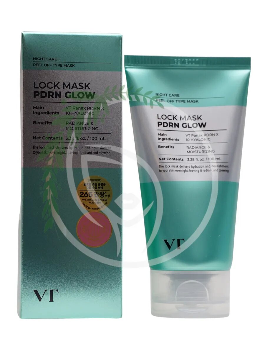 Ночная маска-плёнка с пдрн VT Cosmetics PDRN Glow Lock Mask 100 ml