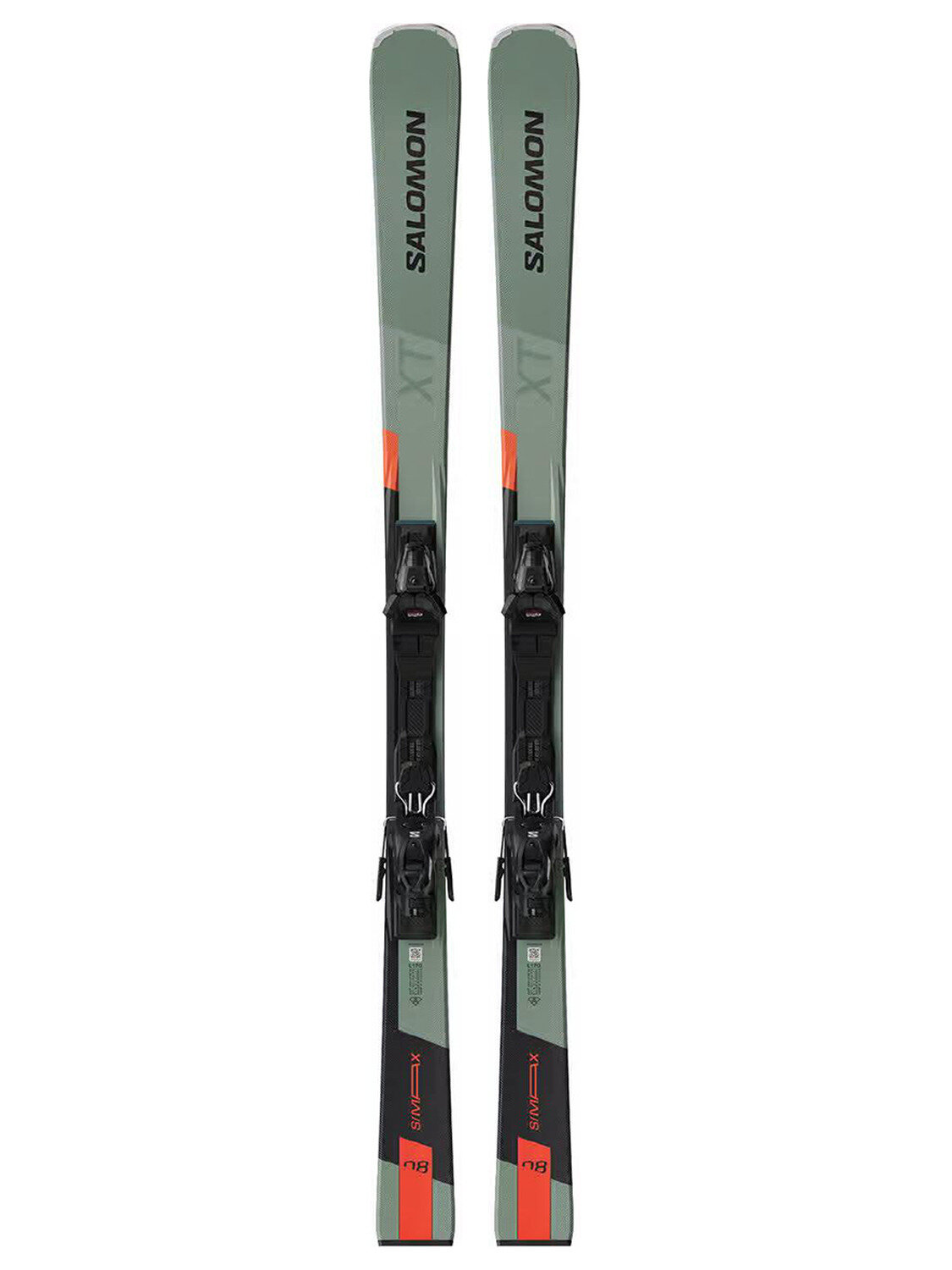 Горные лыжи с креплениями Salomon S/Max 8 XT + M 10 GW 25/26 , для мужчин , Зеленый