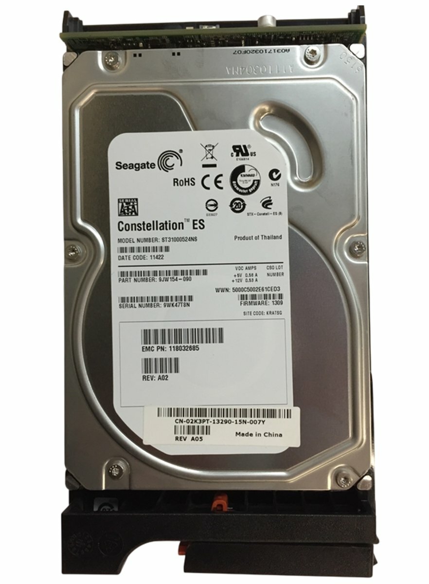 Жесткий диск EMC 1Tb 7200 SATAIII 3.5" HDD 118032685-A01