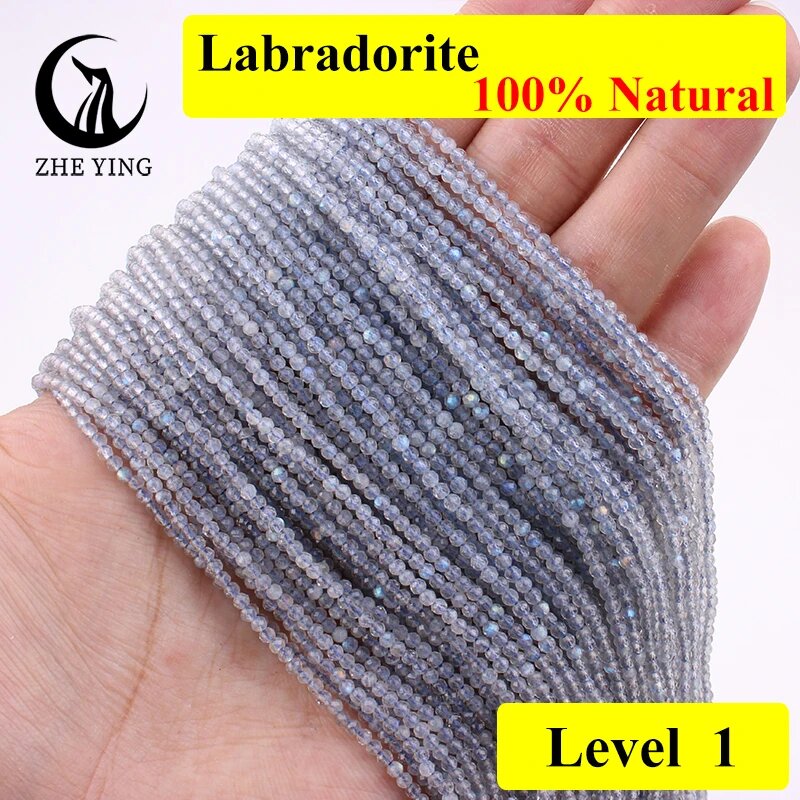 Бусины Zhe Ying лабрадорит 2 мм 5 нитей 55Labradorite L.1