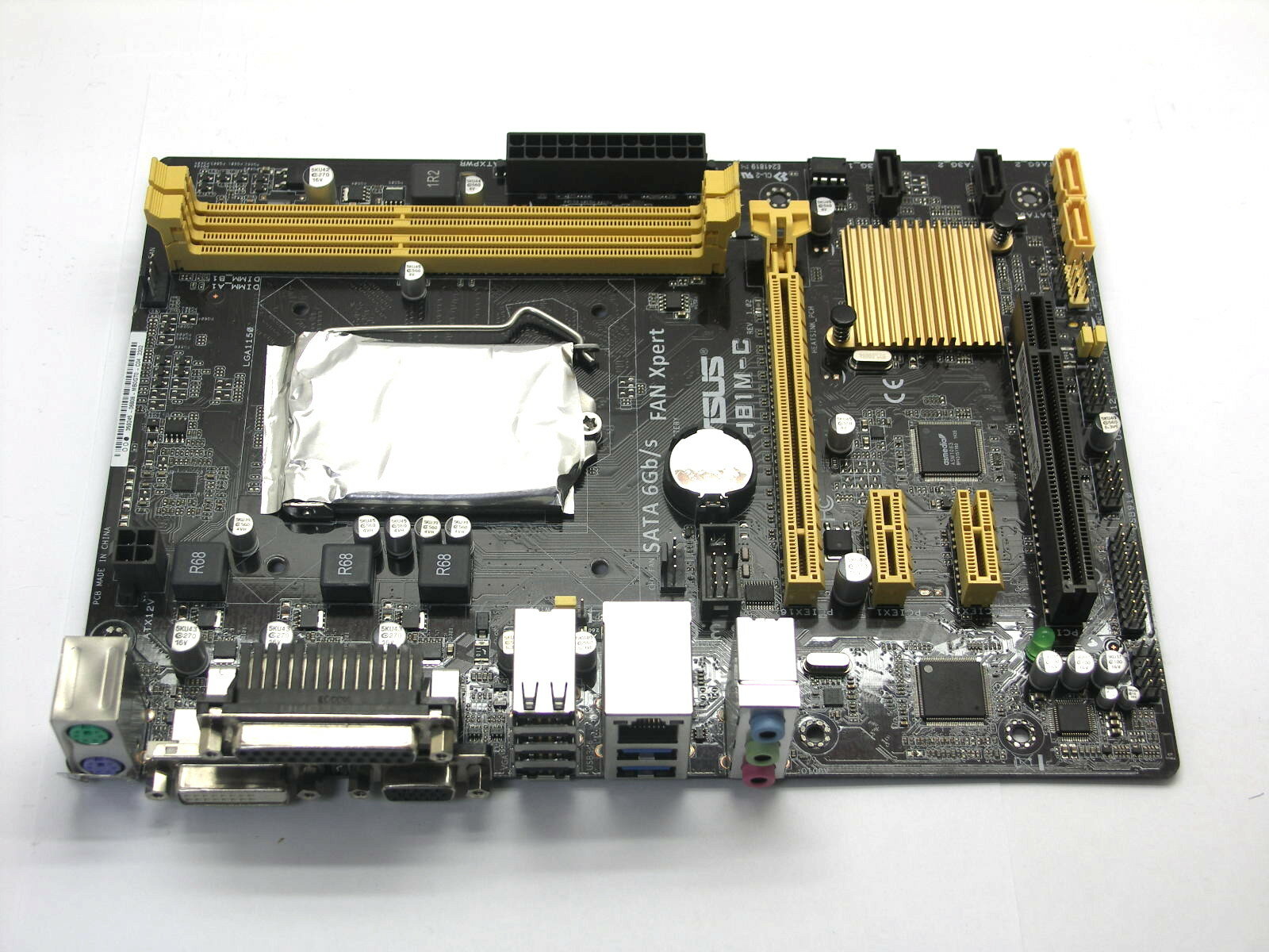 Материнская плата S-1150 ASUS H81M-C, H81/2DDR3/SATA/Lan/VGA/DVI-D/Sb/USB3.0/mATX