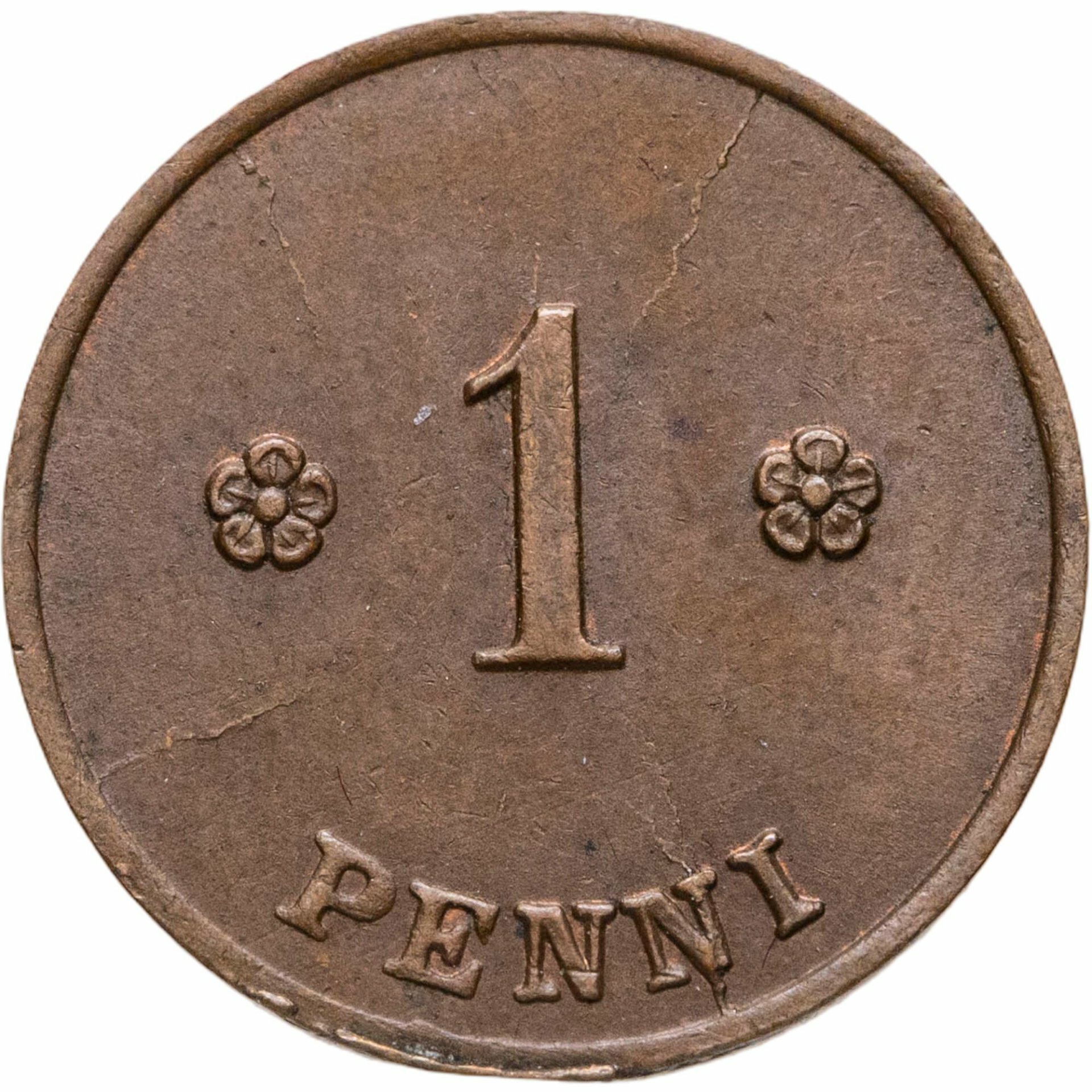 Финляндия 1 пенни (penny) 1921