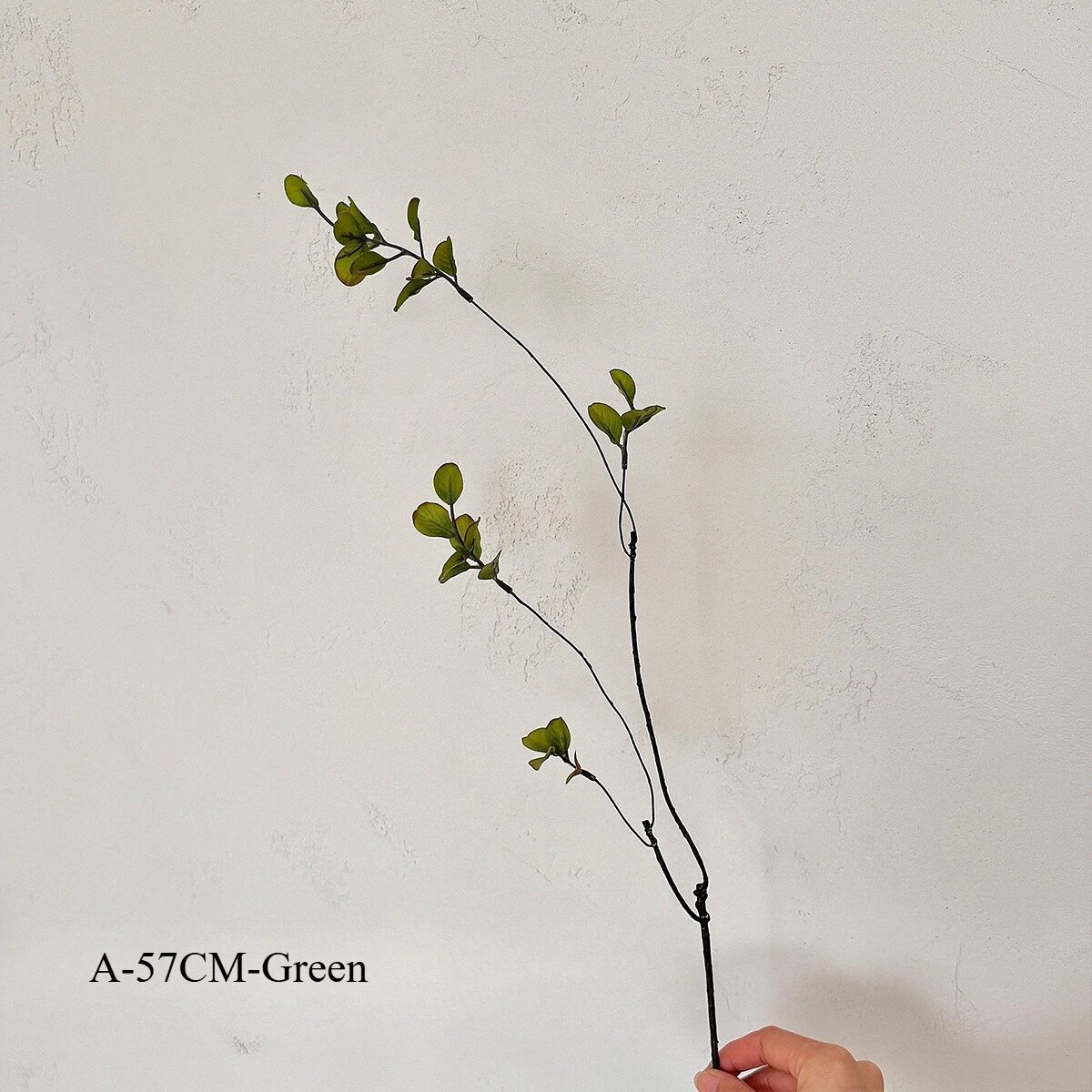 Искусственная ветка с листьями, 57см, Green (A-57CM-Green)
