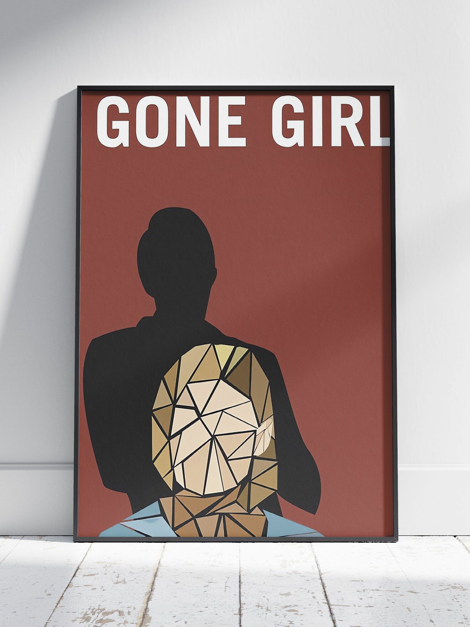 Плакат на стену для интерьера Исчезнувшая (Gone Girl - Эми и Ник 8) - Постер по фильму кино формата А3 (30x42 см)