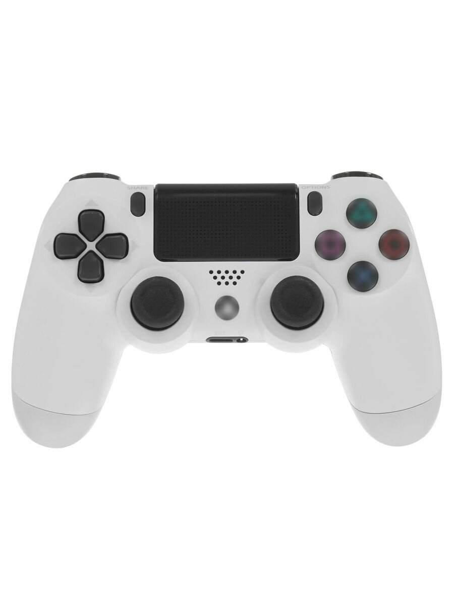 Геймпад PS4 / Джойстик PS4 / DualShock 4, Bluetooth, Проводной, белый