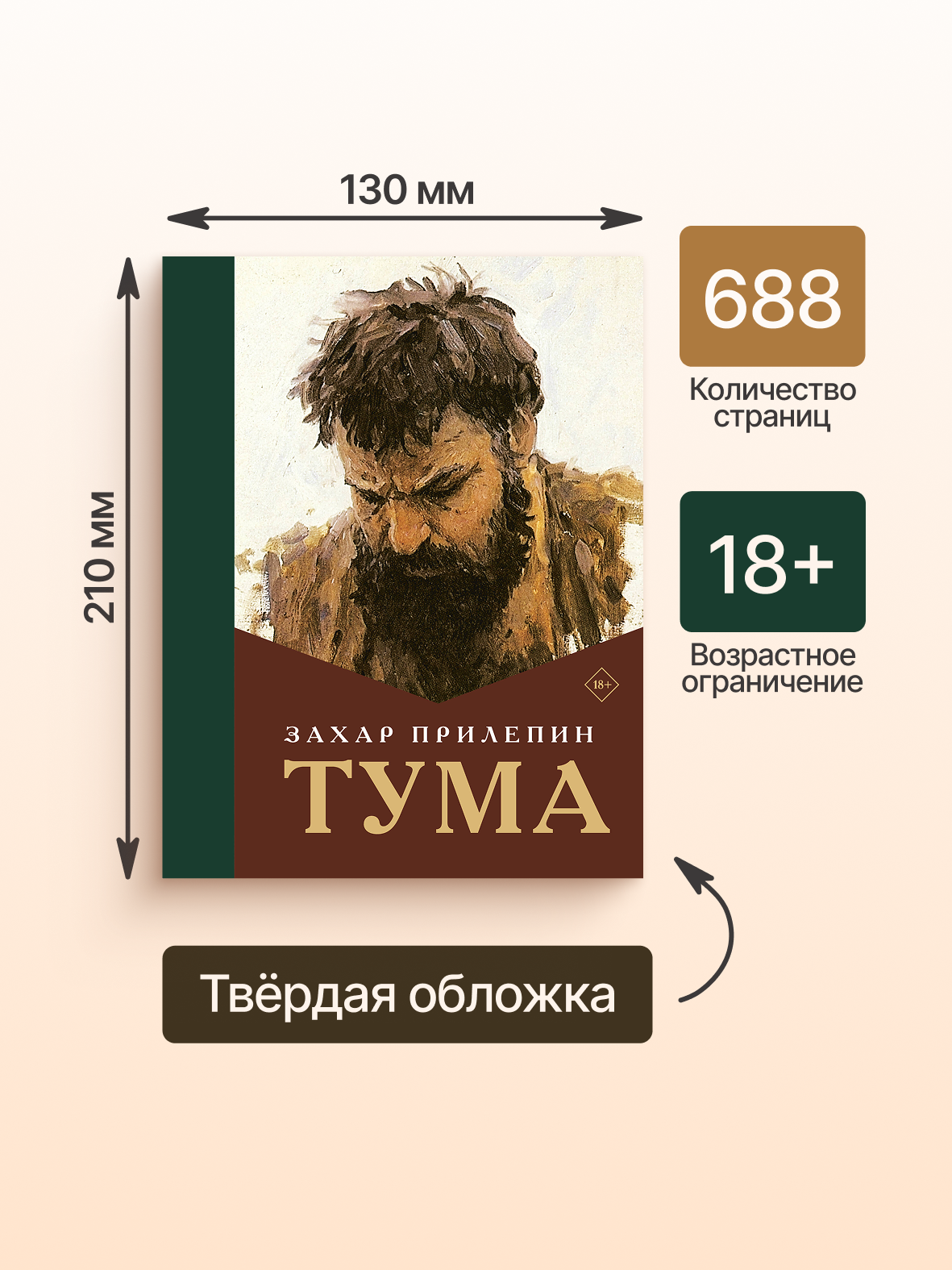 Книга "Тума" автор Захар Прилепин, АСТ, 2025 год, современная проза, твердый переплет — фото 1