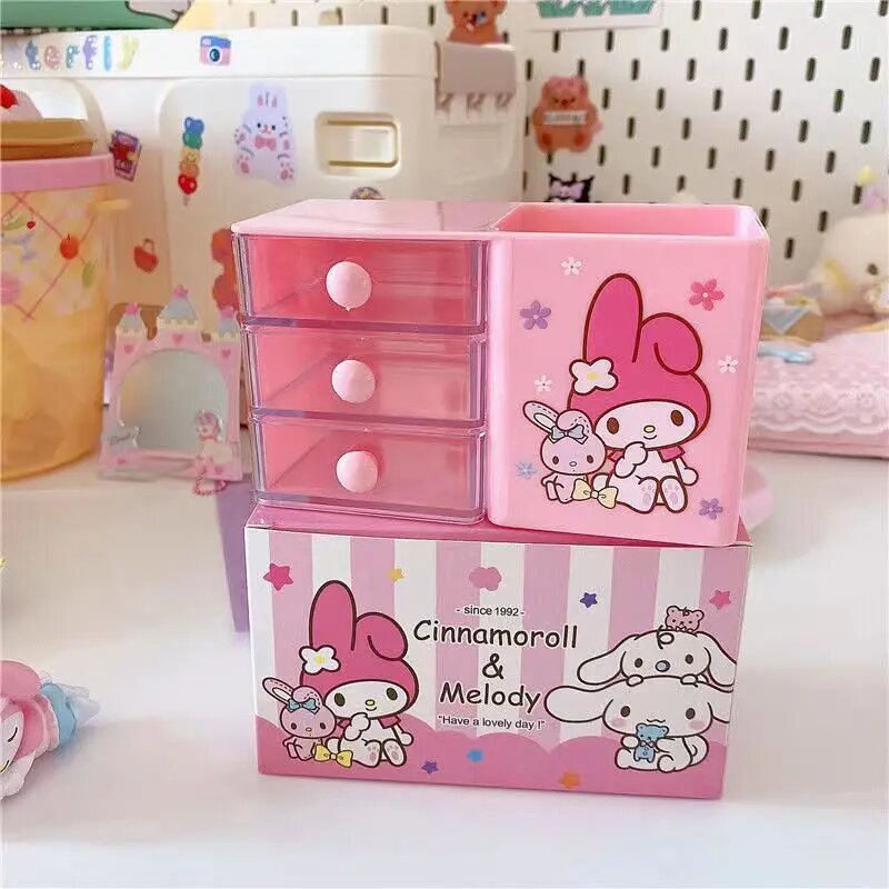 Мини-органайзер для ручек MINISO Розовый container-MLD