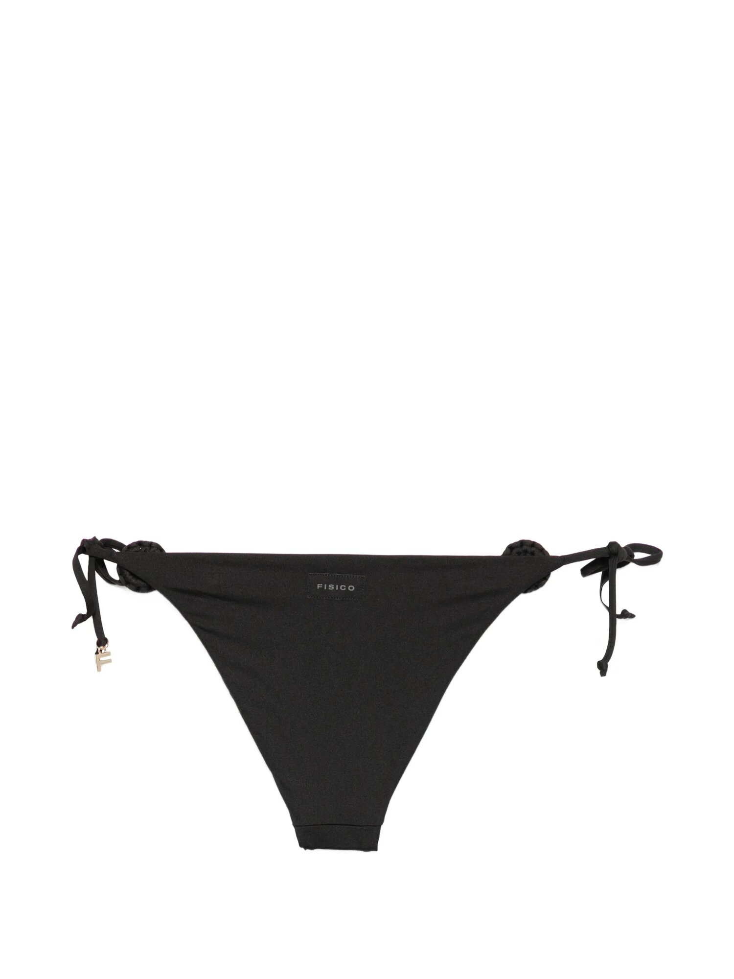 Купальник Fisico Side-tie bikini bottoms, размер 42, черный/черный — фото 1