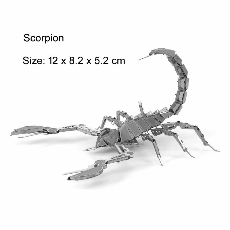 3D металлический конструктор-головоломка фрадoo Животные и насекомые I