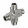 PI TOOLS Фитинг крест X-1/8MMMM резьбовой, для труб. Арт. 0748