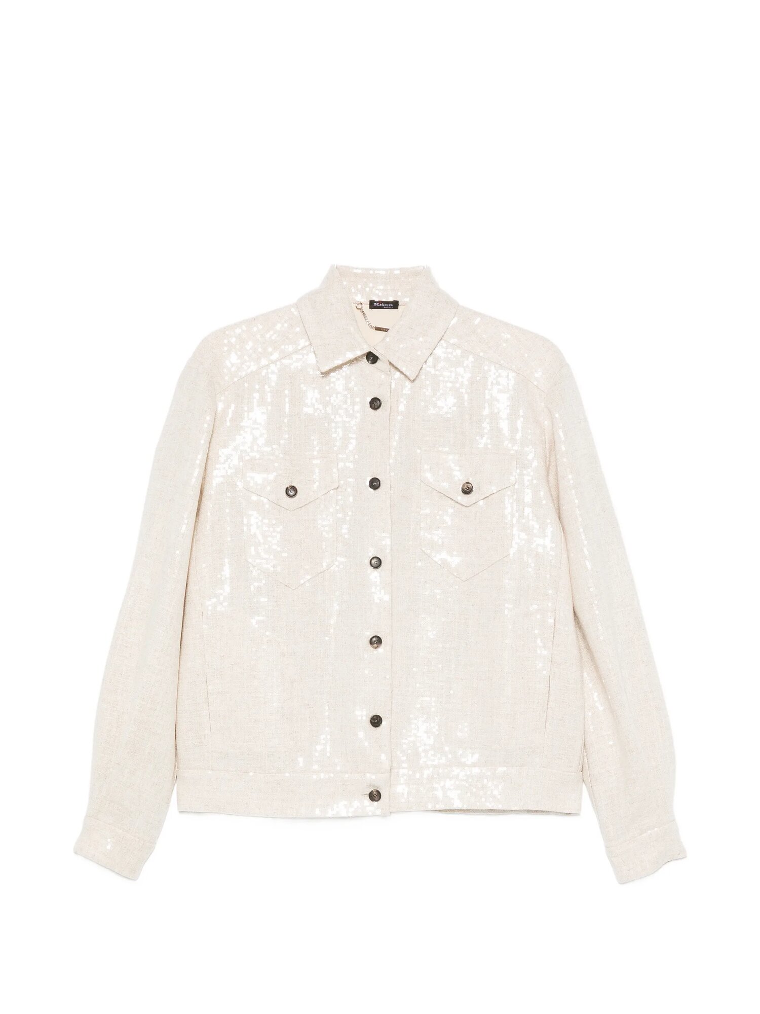 Куртка Sequin-embellished button-up jacket