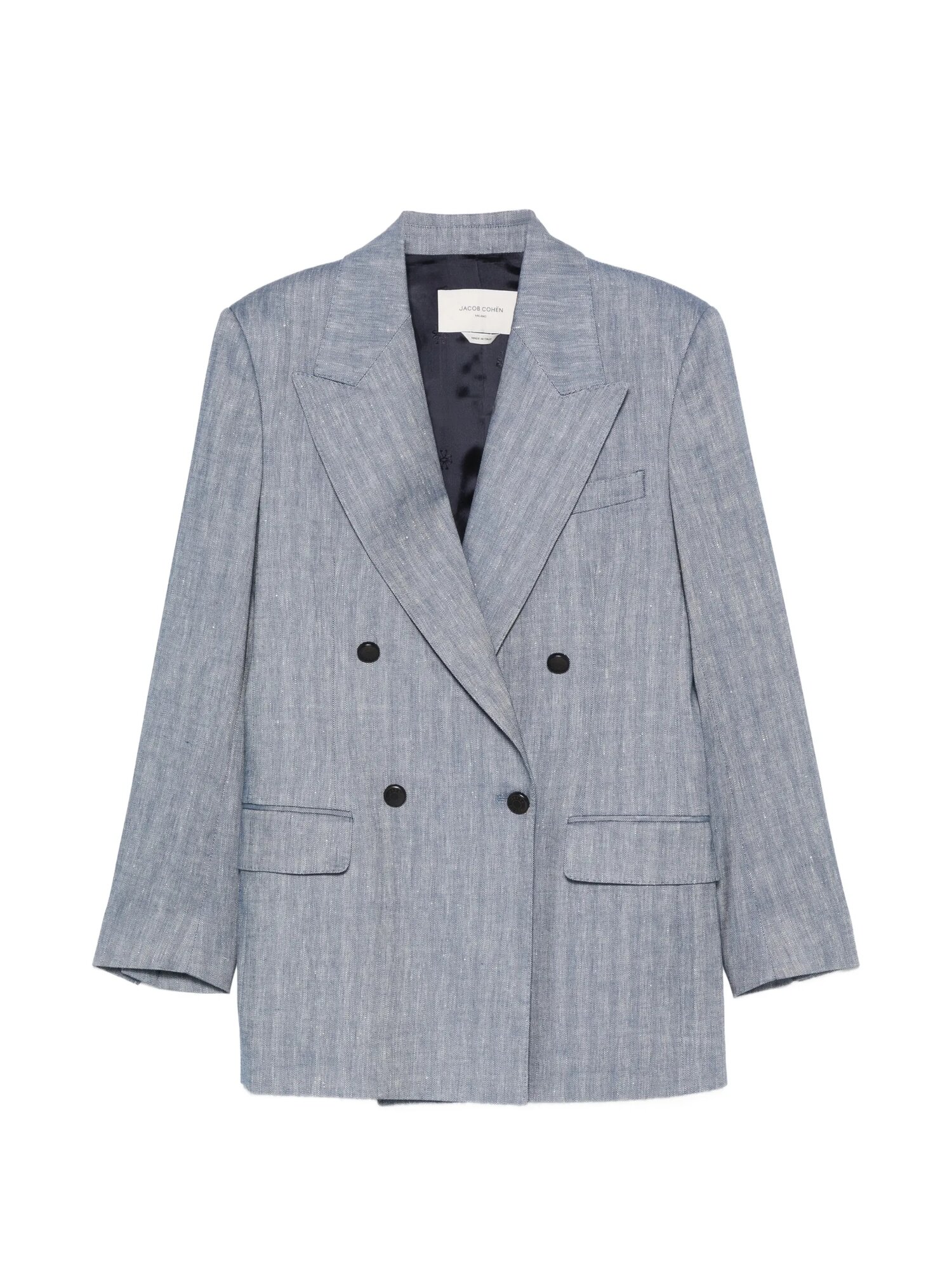 Пиджак Double-breasted herringbone blazer