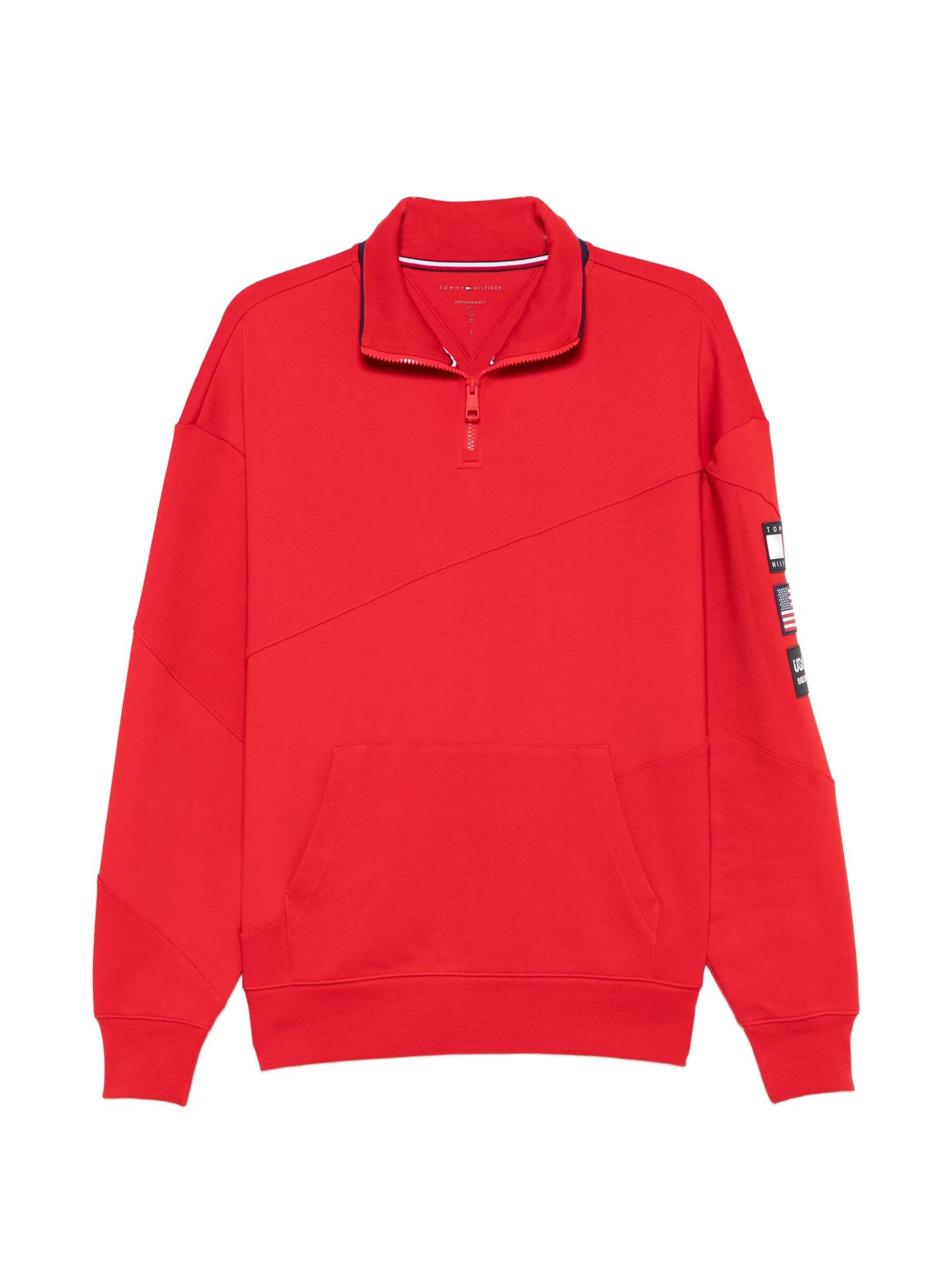 Толстовка Logo-patch quarter-zip sweatshirt