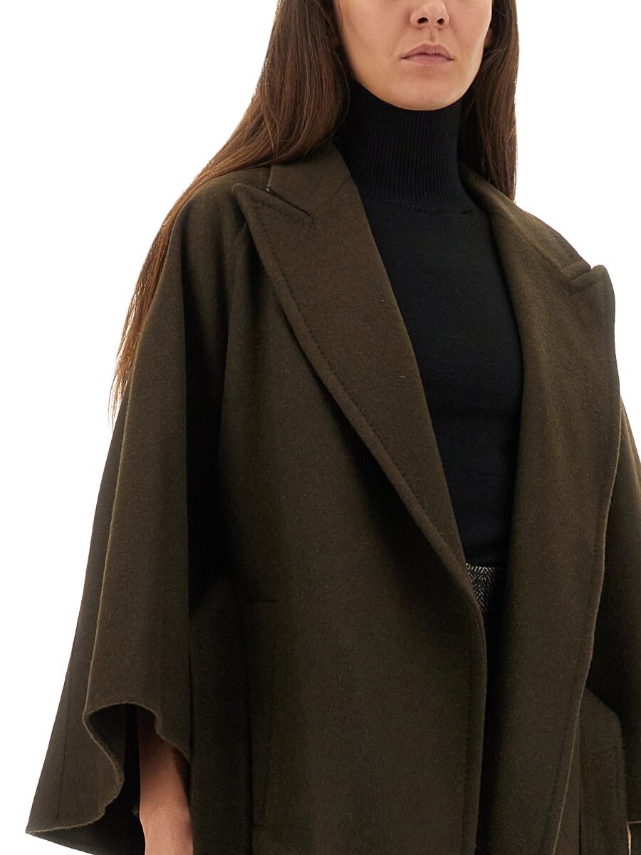 Тренчкот Max Mara, размер 38, зеленый, — фото 1