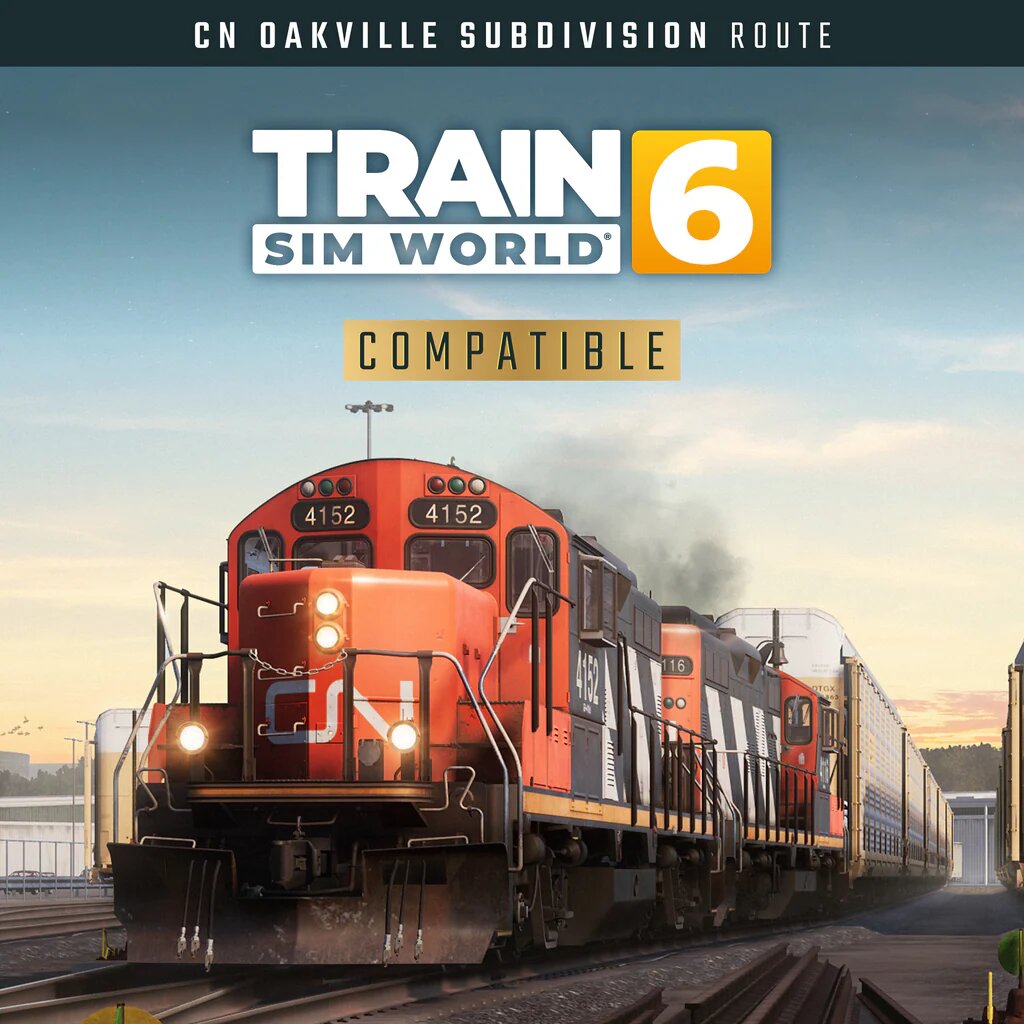 Дополнение Train Sim World 6: Canadian National Oakville Subdivision: Hamilton - Oakville, цифровое издание PlayStation 4 и PlayStation 5, регион Турция / код пополнения баланса